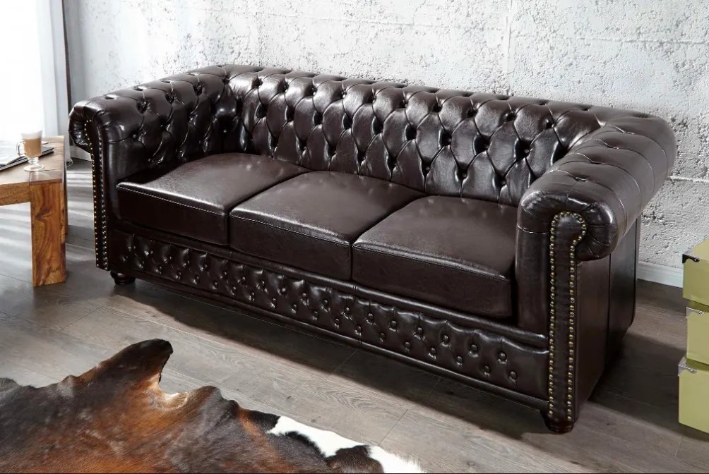 Askont Chesterfield Oxford: sedací souprava 3+2+1