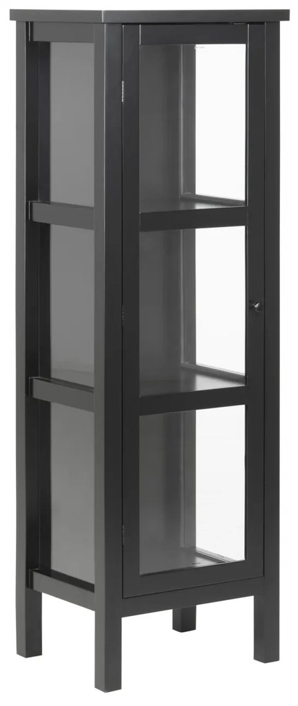 Bighome - Vitrína ETON 136x45 cm, čierna