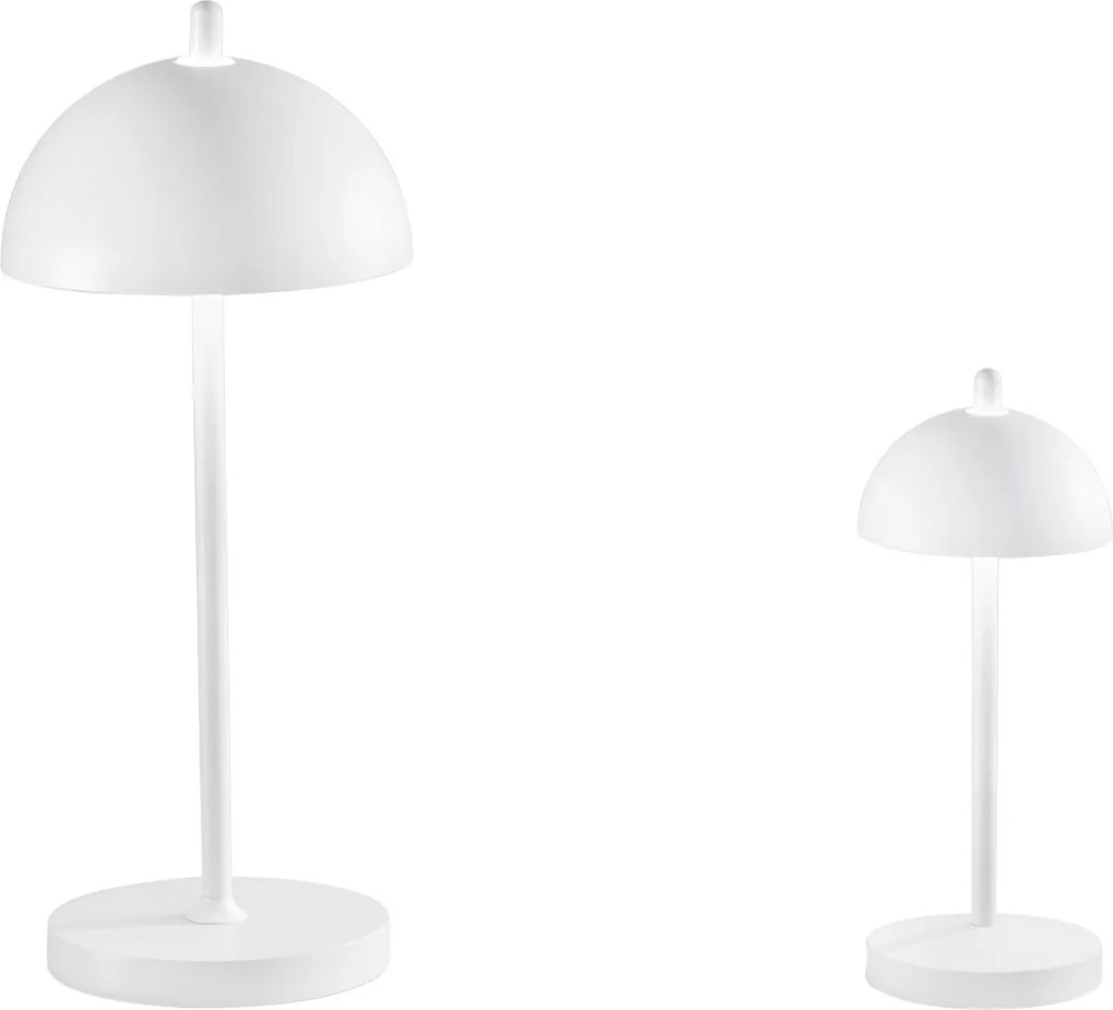 FAN LED-PARTY-L-BCO Nabíjecí venkovní svítidlo PARTY LED dobíjecí 2,5 W TOUCH DIMM 3000 K IP54 baterie 4000 mAh USB nabíjení magnetická 1,2 m - FANEUROPE