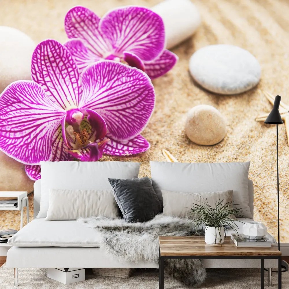 Fototapeta Orchid Pláž Spa Hladký vinyl 135x90