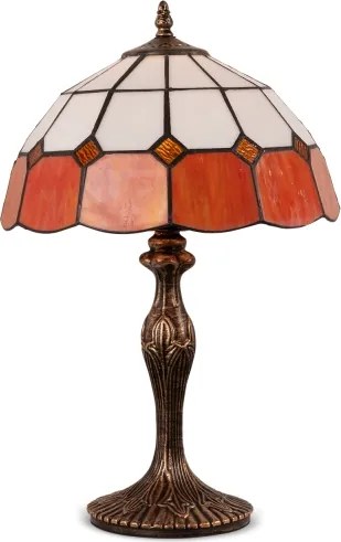 Brilagi - Tiffany vitrážová stolní lampa SIENNA 1xE27/60W/230V
