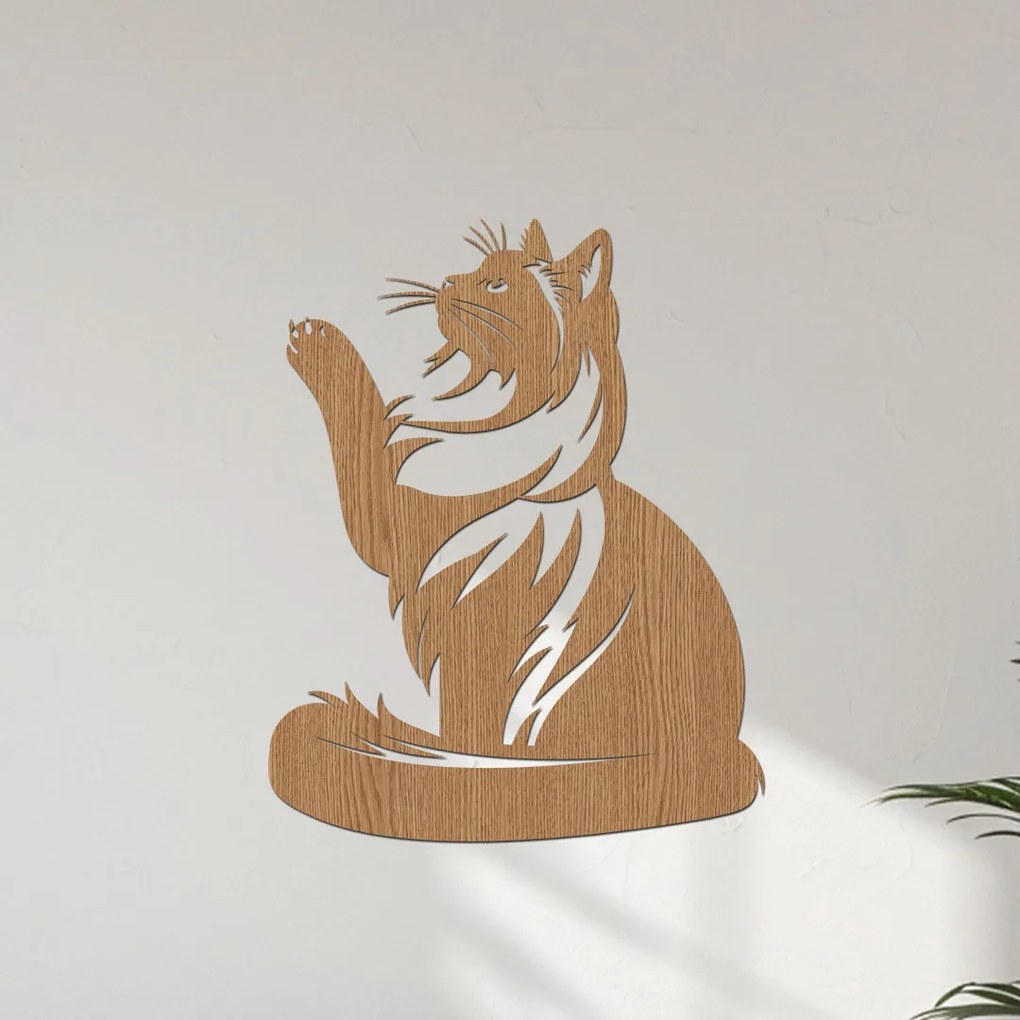 dřevo života Dřevěný obraz Ragdoll Zvolte rozměr (cm): 32x40, Zvolte barvu dekoru: Černá