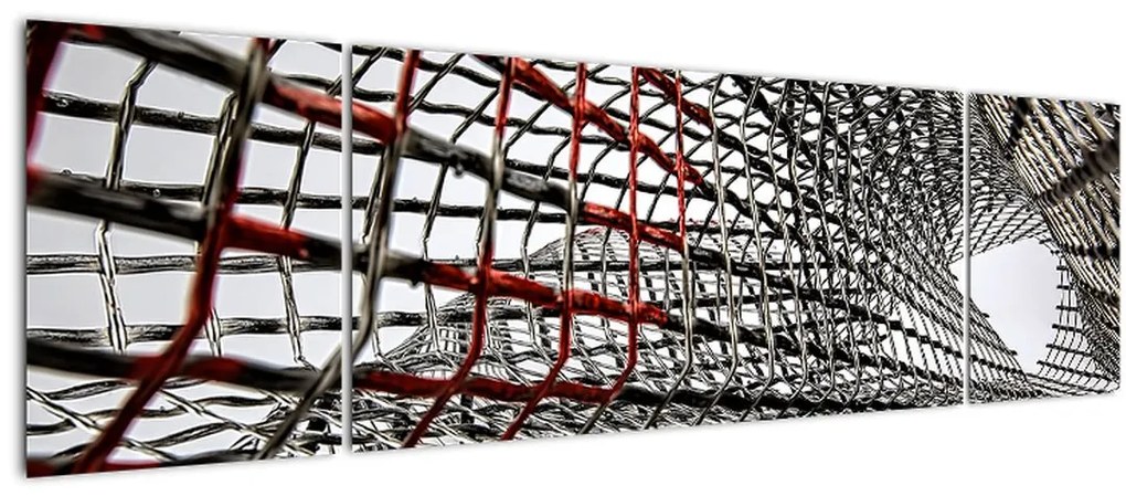 Obraz železné konstrukce (170x50 cm)