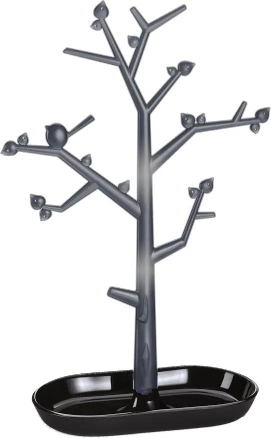 Stromeček na šperky Pi:p,velikost L - barva černá, KOZIOL