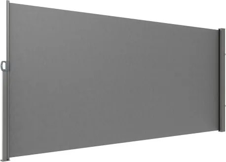 Stahovací boční markýza, 200,7 × 299,7 cm venkovní ochranná zástěna, 180 g