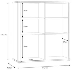 Regál OGAI 120 cm