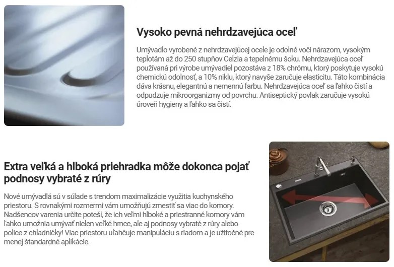 Deante Olfato, 1-komorový nerezový dřez 550x505x200mm, zlatá matná, DEA-ZPO_R10B