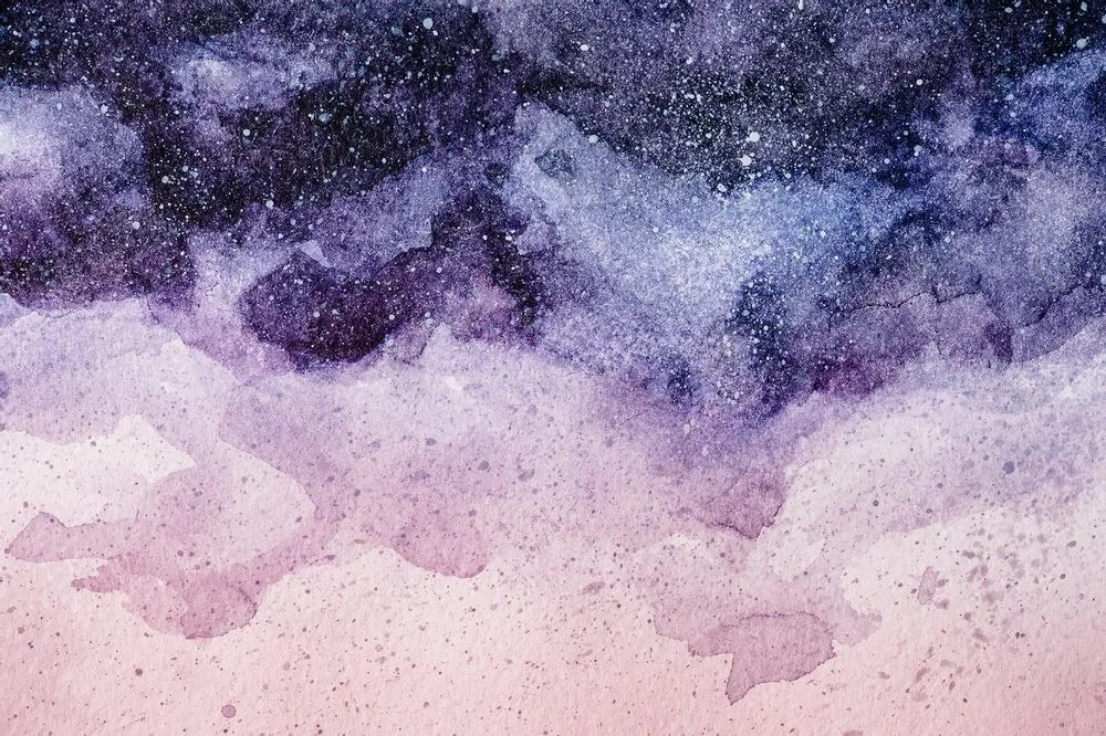 Samolepící tapeta abstrakce noční oblohy - 225x150 cm