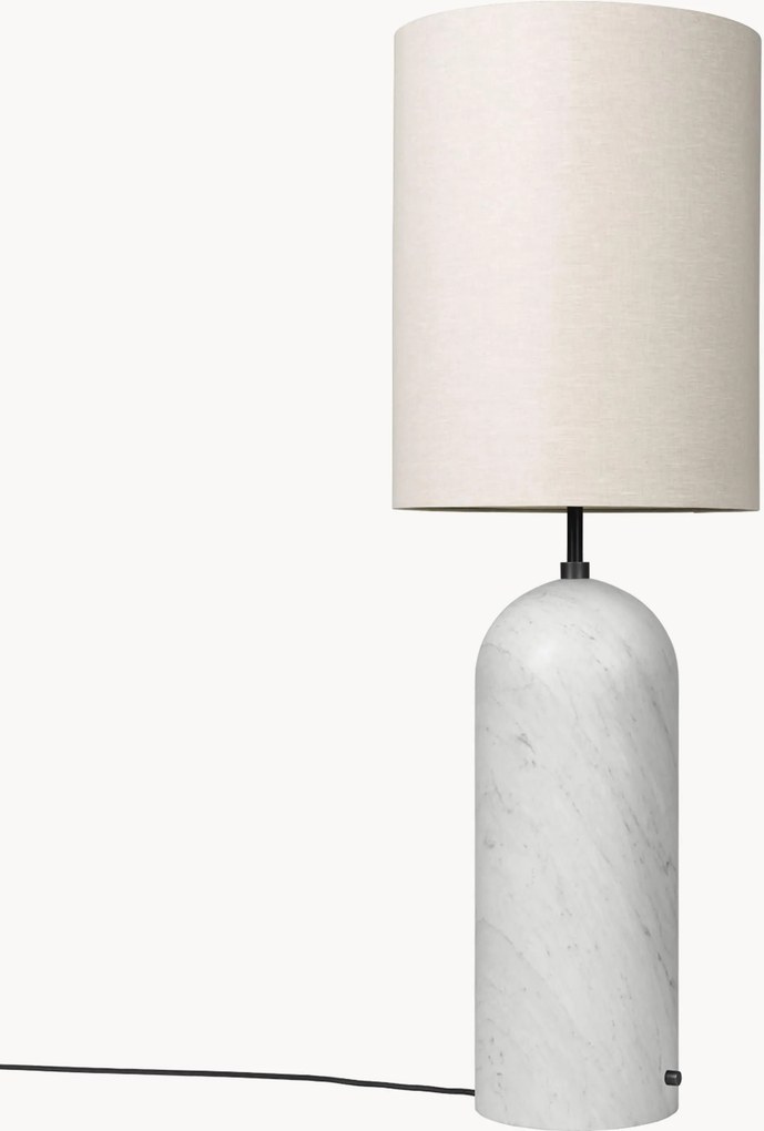 Stmívatelná stojací lampa's mramorovou podstavou Gravity