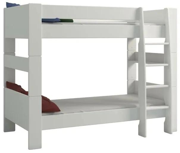 Sconto Patrová postel FOR KIDS 615 bílá, 90x200 cm