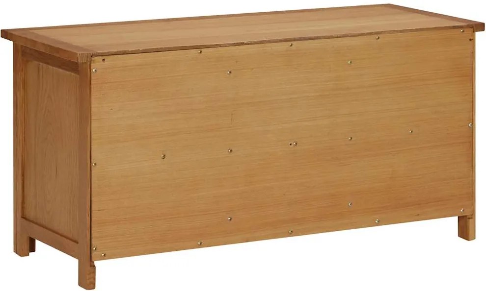 Botník 90 x 37 x 45 cm masivní dubové dřevo 289189