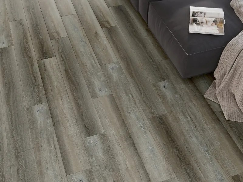 Mexen Aspen vzorek SPC vinylových panelů 6,5 mm, podložka IXPE 1,5 mm, 4 V-drážka, Dub - F1012-S