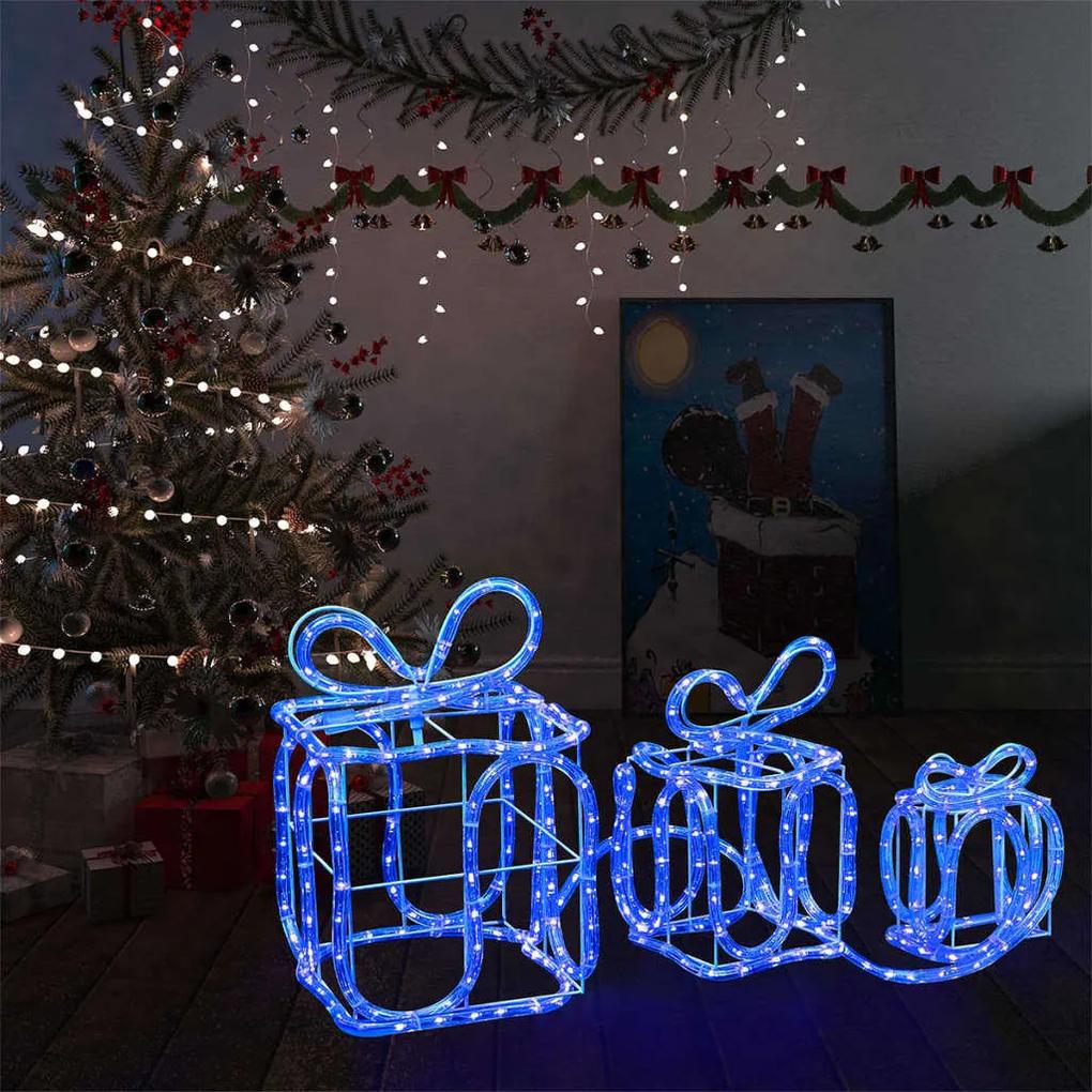 vidaXL Vánoční dekorativní dárečky 180 LED vnitřní i vnější dekorace [329827] Barva: Teplá bílá