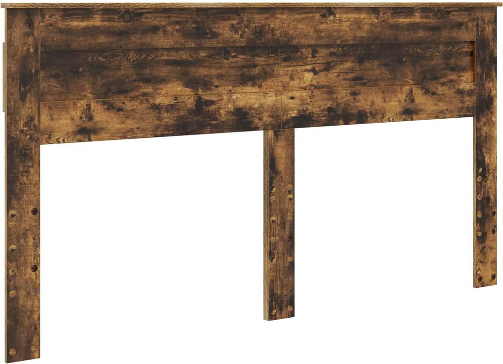 Postel s úložným prostorem se zásuvkou Kouřový dub 180 x 200 cm 3409896