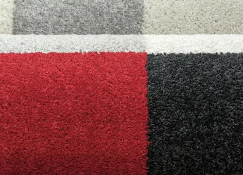 Koberce Breno Kusový koberec LOTTO 923/FM6X, Červená, Vícebarevné, 100 x 150 cm