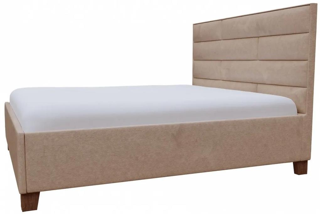 MRAVA, s.r.o. Čalouněná postel LAMDA ROZMĚR: 180 x 200 cm