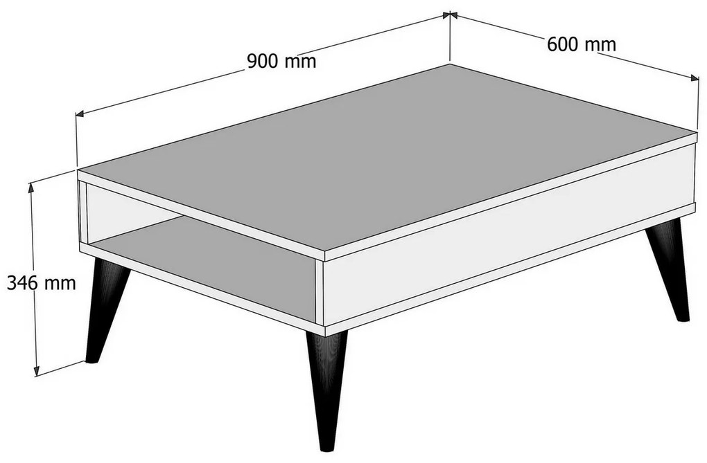 Konferenční stolek Best White