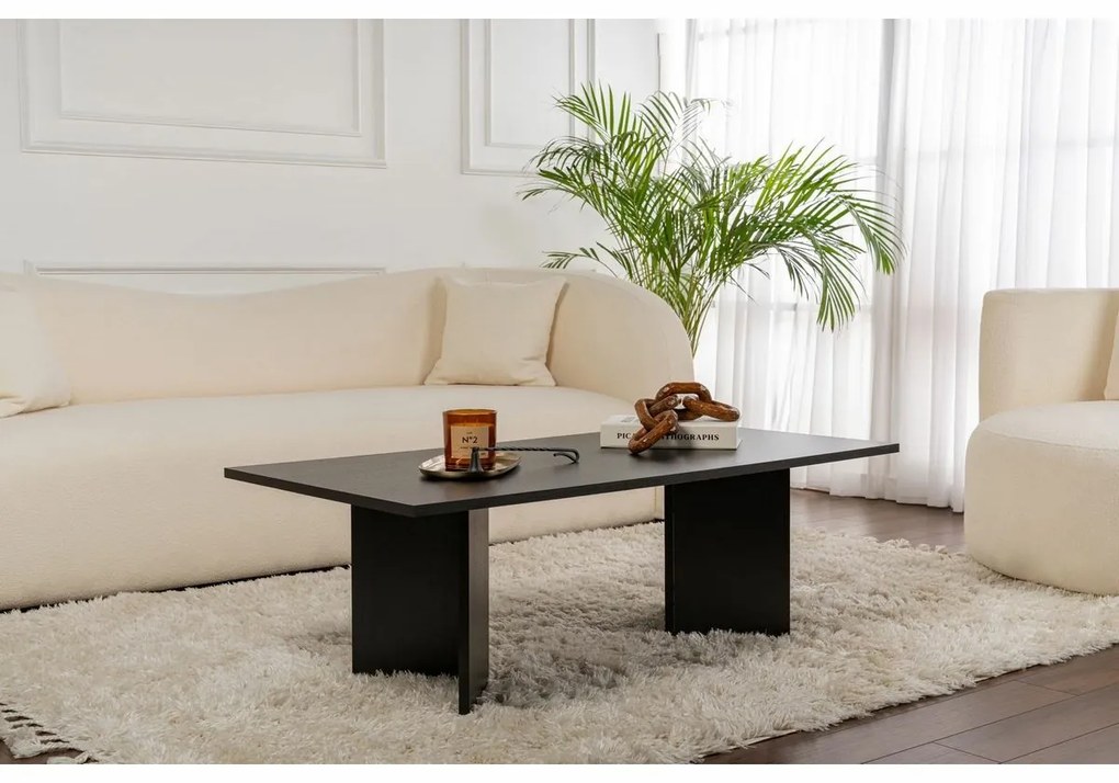 Konferenční stolek Sabin Wood Black