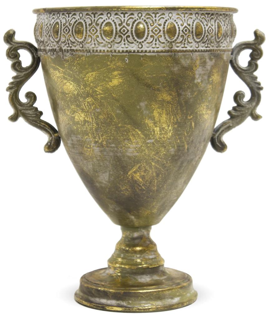 Zlatá váza s uchem 108891