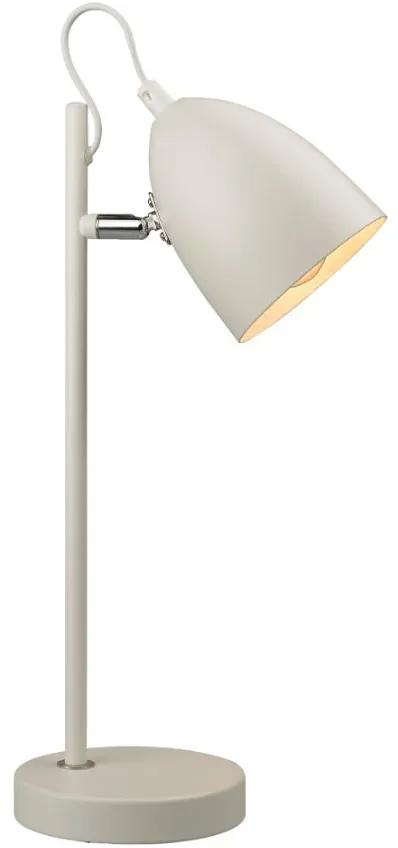 OnaDnes -20% Bílá kovová stolní lampa Halo Design Yep! 37 cm