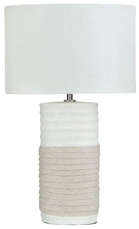 Luxusní béžová noční stolní lampa NAVIA Beliani