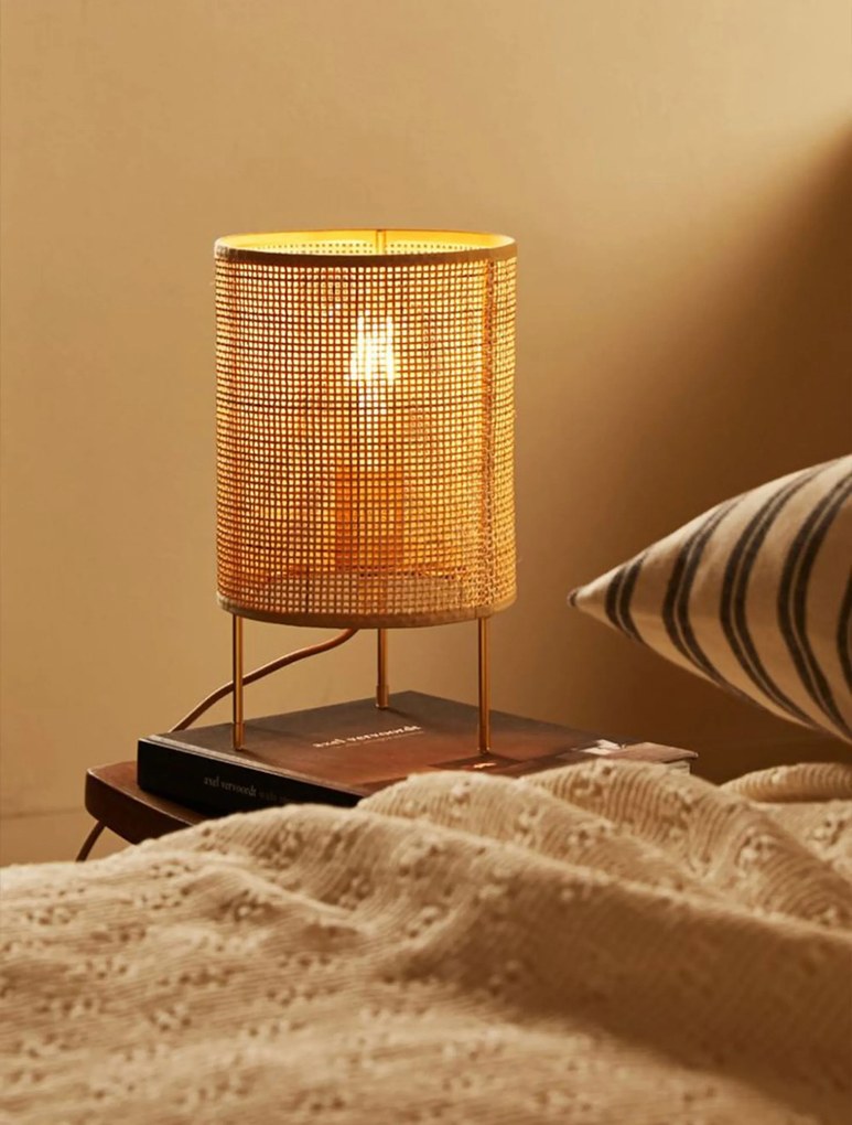 Toolight, noční lampa ve štýlu BOHO 19x31 cm GB2N21, hnědá, OSW-02800