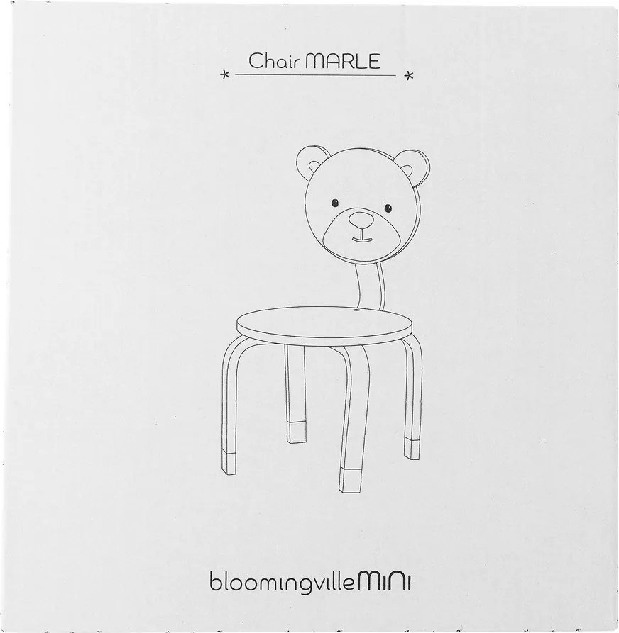 Hnědá dětská židle Marle – Bloomingville Mini