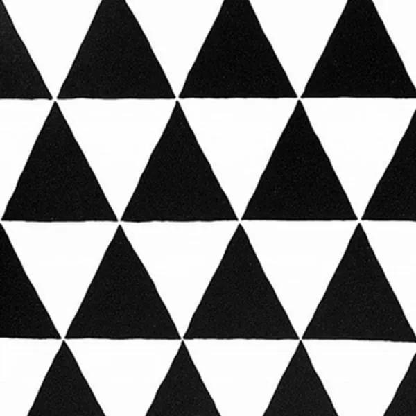 Černobílá tapeta vliesová trojúhelníky 356011 Black a Light Eijffinger