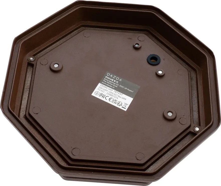 Rustikální stropní svítidlo rezavě hnědé 21,3 cm IP44 - Bri