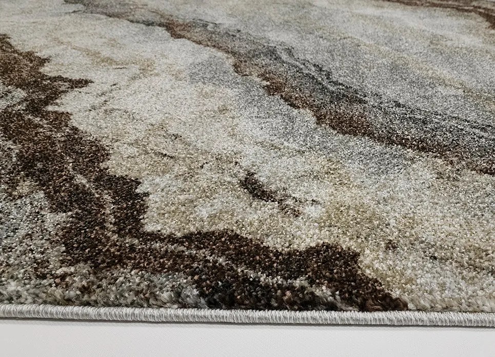 BE Koberec Wenus 7772 GREY - šedý obdélníkový Rozměr: 60x100 cm