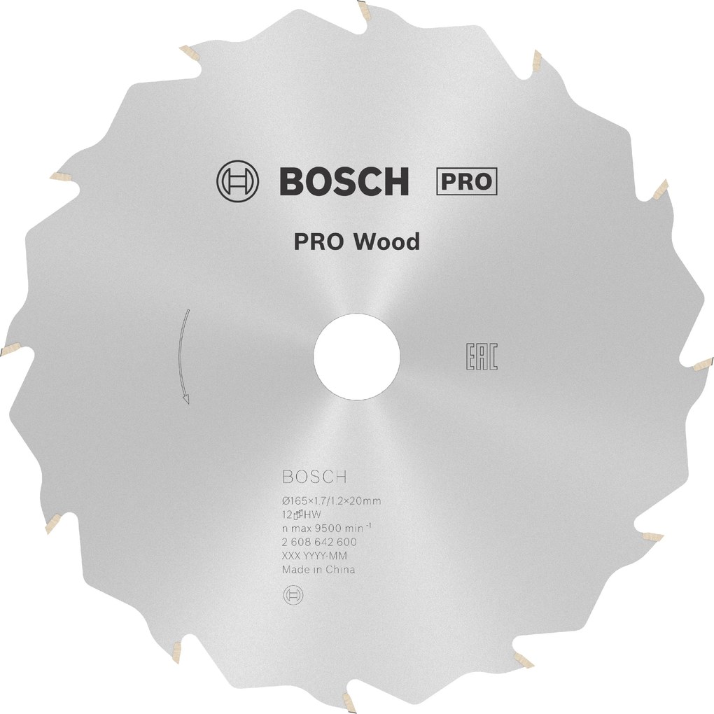 Pilový kotouč Bosch Speedline Wood 165x20 mm Dostupné varianty: Pilový kotouč Bosch Speedline Wood 165x20 mm/24z.