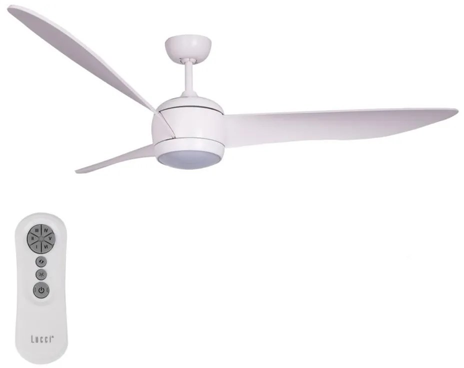 Lucci air 512911 - LED Stropní ventilátor AIRFUSION LED/20W/230V dřevo/bílá + DO
