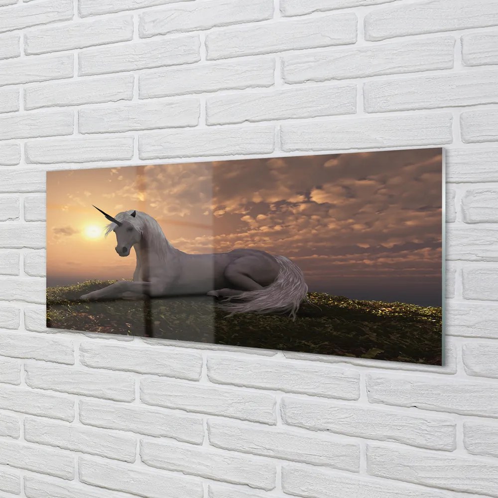 akrylový obraz Unicorn horské slunce 120x60 cm