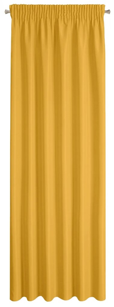 ZÁVĚS NA PÁSCE RITA 140X270 CM HOŘČICOVÁ