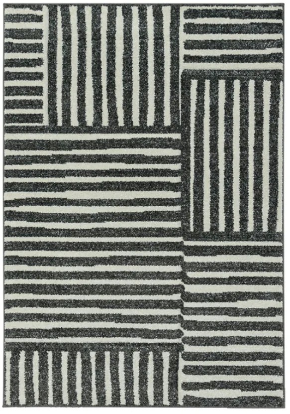 ORIENTAL WEAVERS Kusový koberec PORTLAND 7090/RT4E BARVA: Šedá, ROZMĚR: 200x285 cm