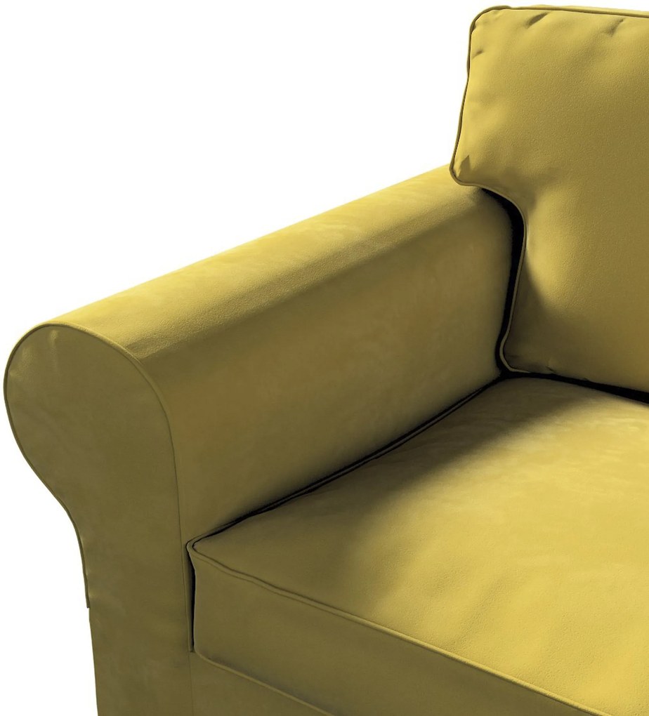 Potah na pohovku IKEA Ektorp 2-místná rozkládací  NOVÝ MODEL 2012 barva zelená látka lesklé, sametová