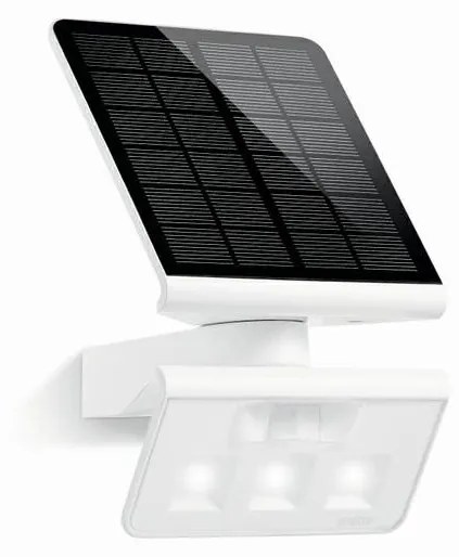 STEINEL 671006 - Solární senzorový LED-reflektor XSolar L-S 0,5W/LED bílá IP44