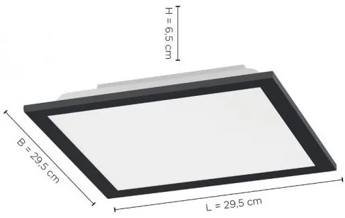 Leuchten Direkt 14754-18- LED Stmívatelné stropní svítidlo FLAT LED/20W/230V +DO