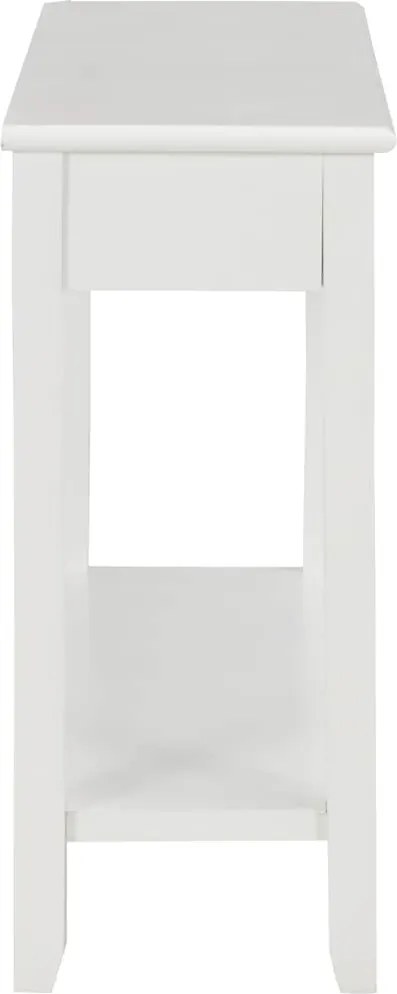 Konzolový stolek bílý 110 x 35 x 80 cm dřevo 249900