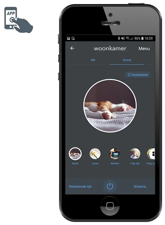 Průmyslové chytré venkovní stropní svítidlo černé vč. 2 WiFi ST64 - Rotterdam