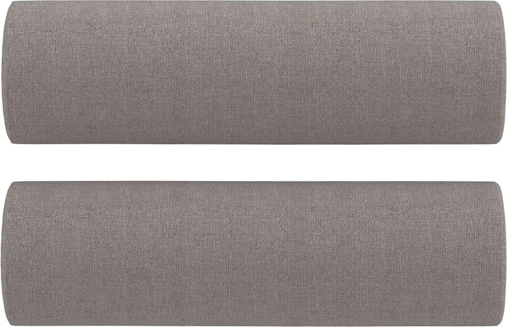 3dílná sedací souprava s polštáři taupe textil 3201631