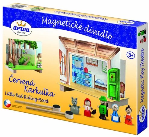 Detoa Dětské divadlo magnetické - Červená Karkulka