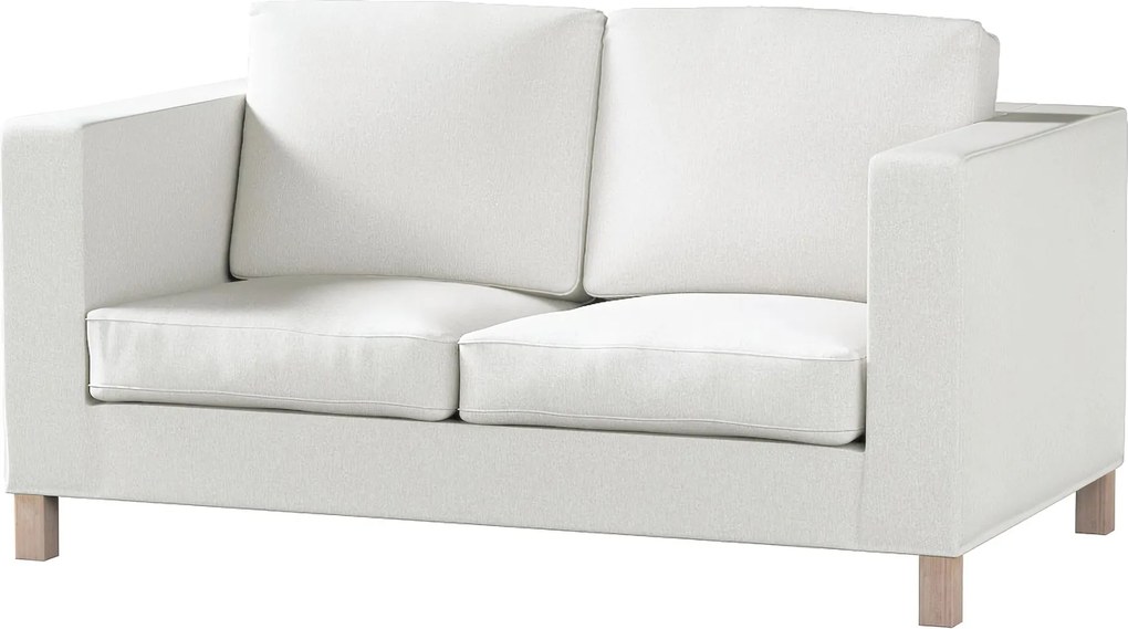 Potah na pohovku IKEA Karlanda 2-místná, krátký barva krémová látka pletený vzor