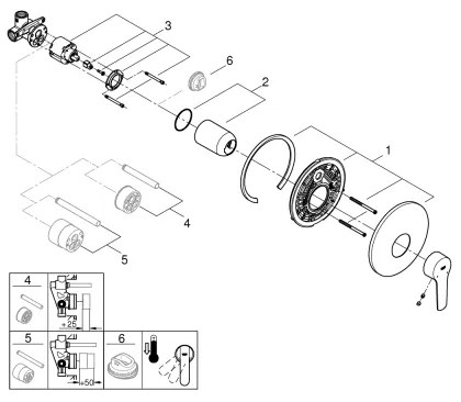 GROHE 32590002 - Sprchová baterie START lesklý chrom