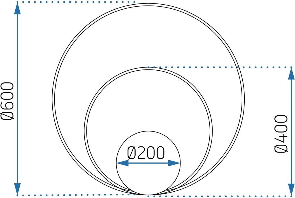 Toolight - LED stropní svítidlo + dálkové ovládání APP803-C, zlatá, OSW-09752