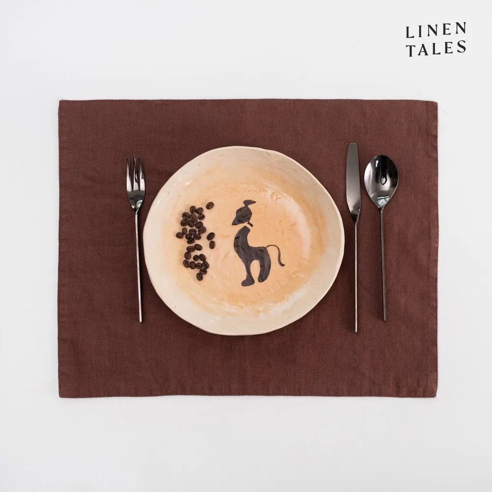 Lněné prostírání 35x45 cm Chocolate – Linen Tales