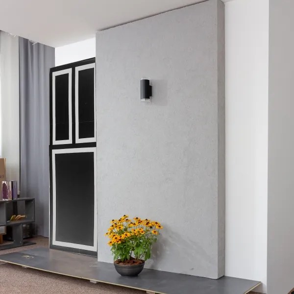 BRILAGI - LED RGBW Venkovní nástěnné svítidlo MATERA 2xGU10/4,8W/230V černá IP54