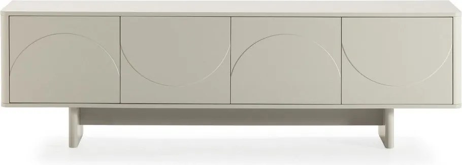 Krémový TV stolek 180x55x40 cm Solei – MOME