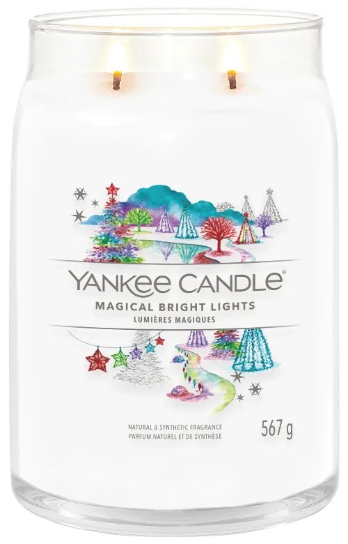 Yankee Candle Signature svíčka velká Magical Bright Light, 567g