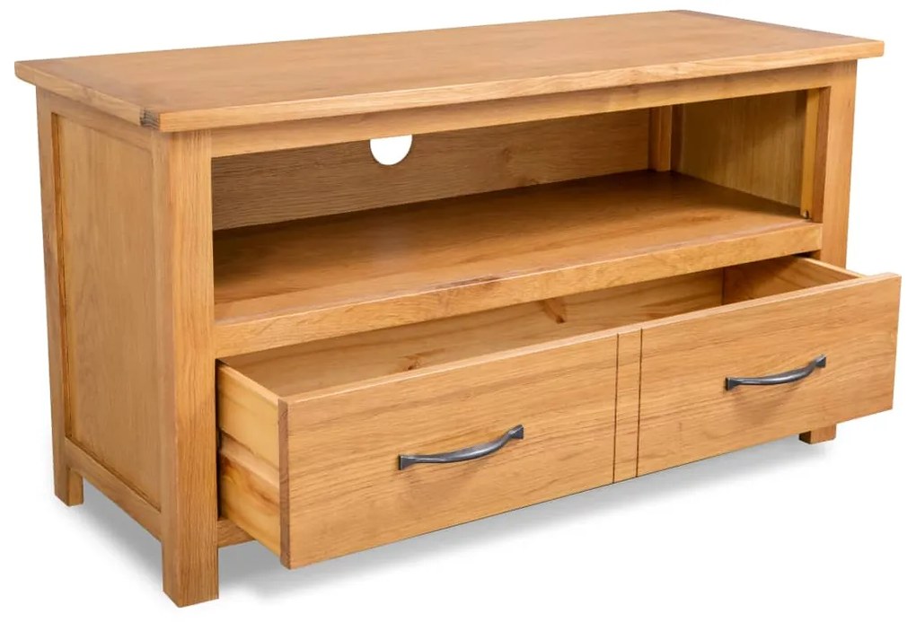TV stolek 90 x 35 x 48 cm masivní dubové dřevo